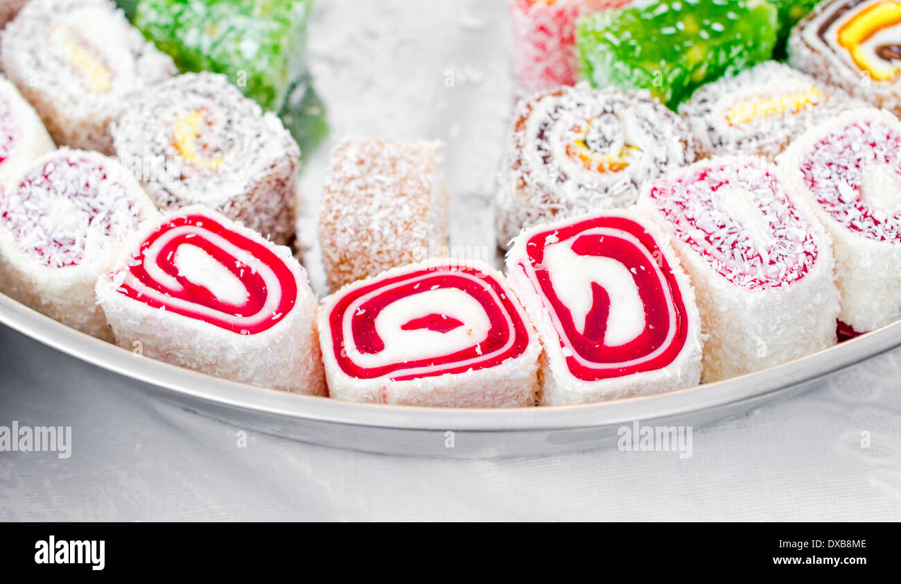 Sweet food background hi-res stock photography and images - Alamy