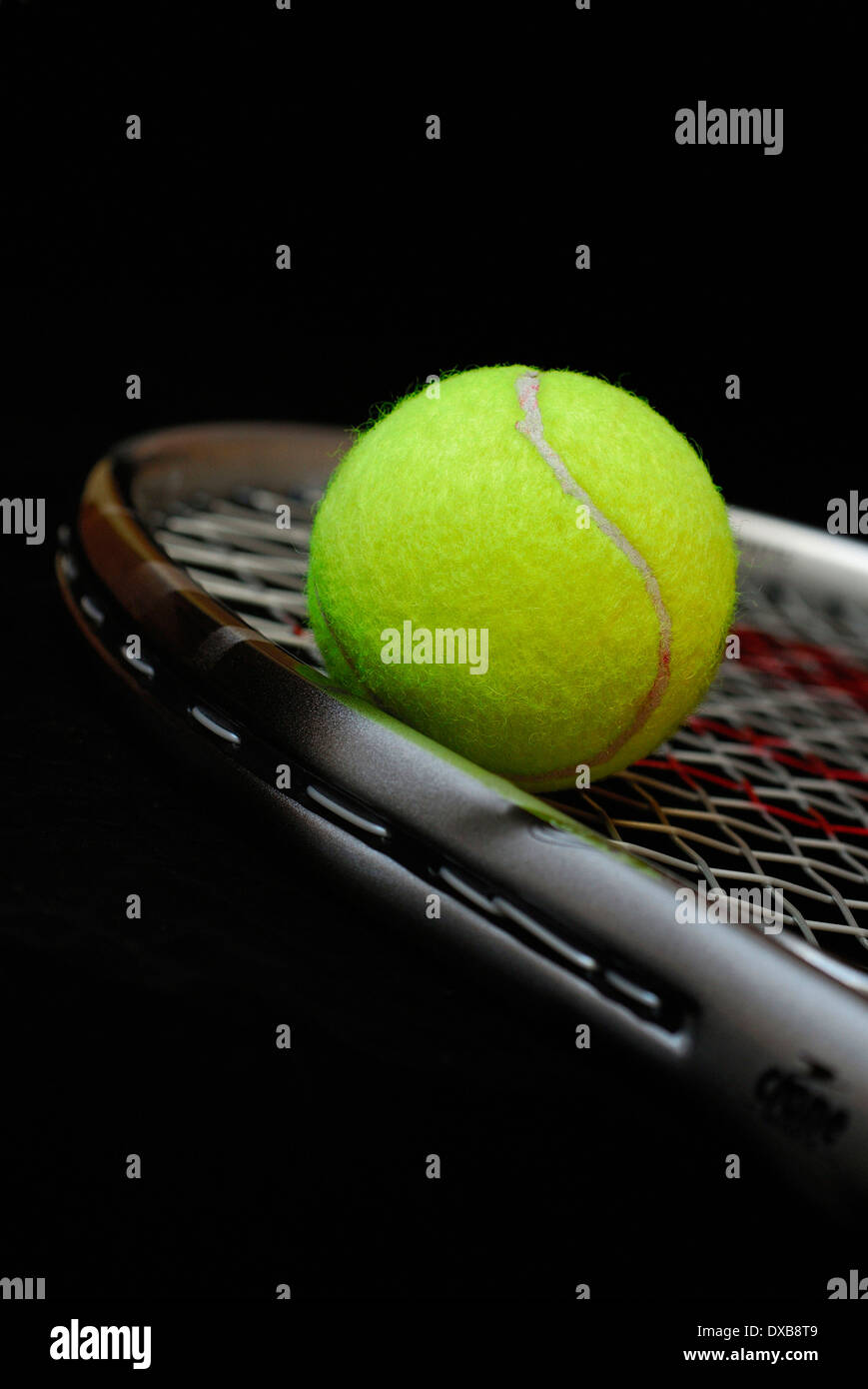 Tennis racket ball studio hi-res stock photography and images - Alamy
