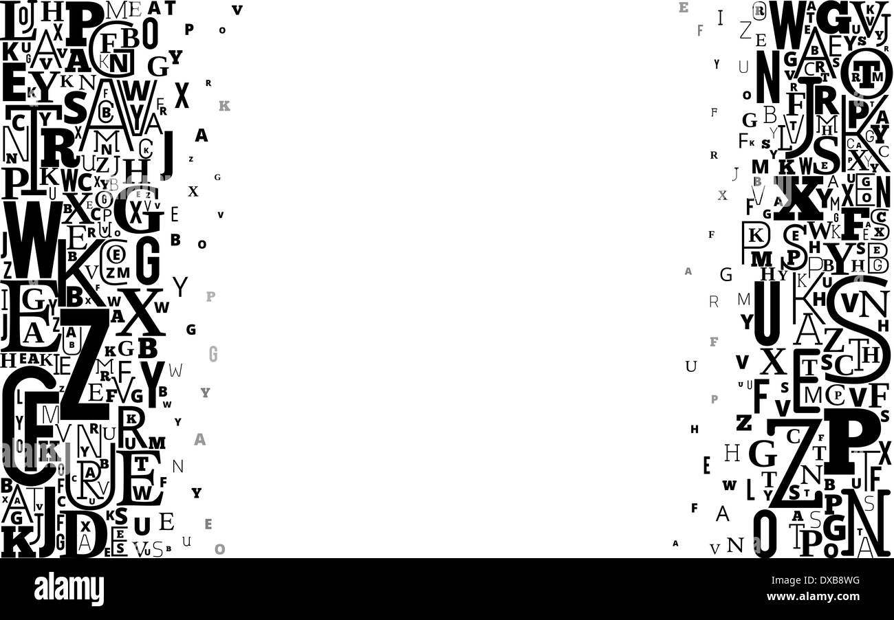 Vector Alphabet Background Stock Photo - Alamy