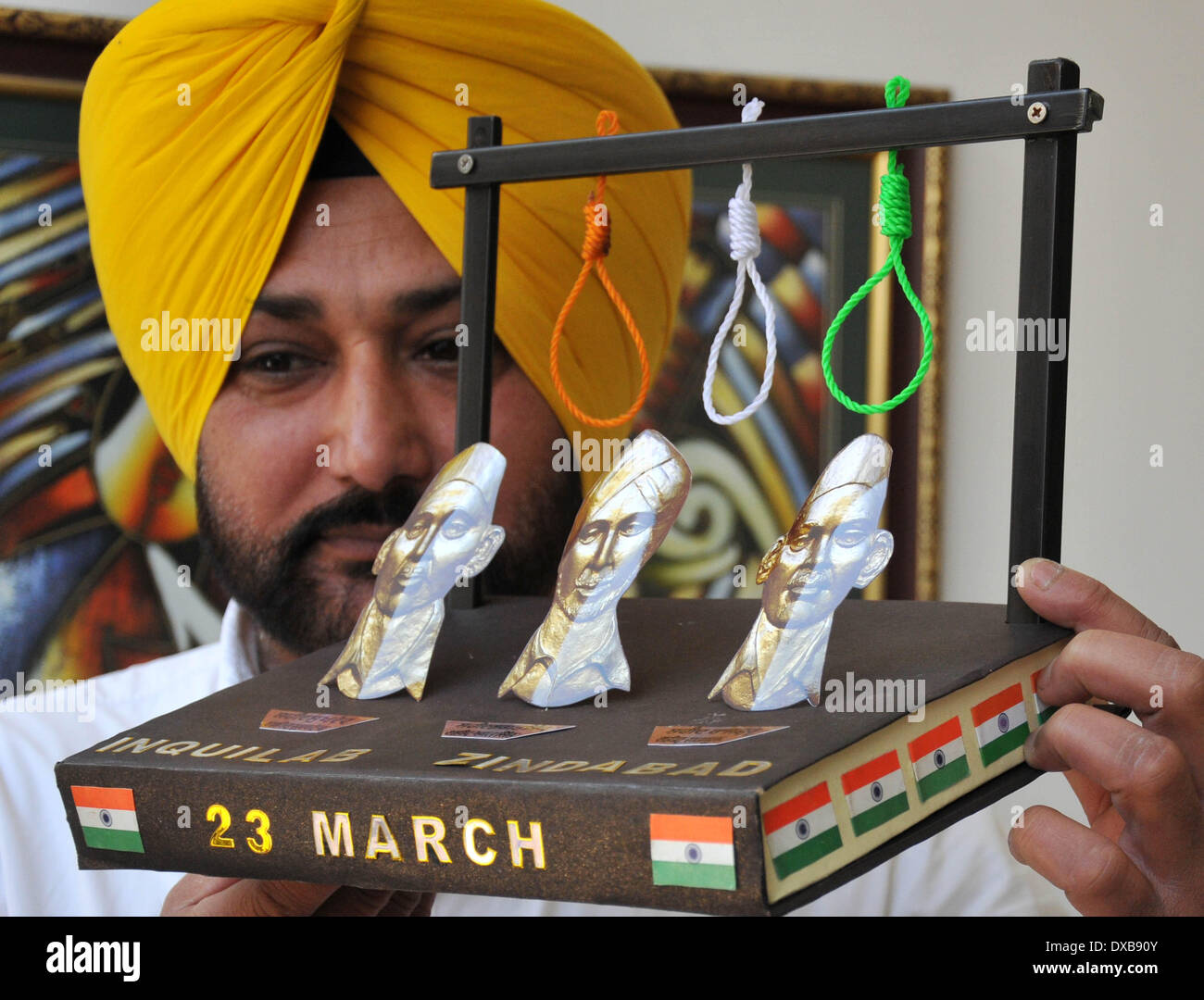 Bhagat singh, rajguru and sukhdev hi-res stock photography and images ...