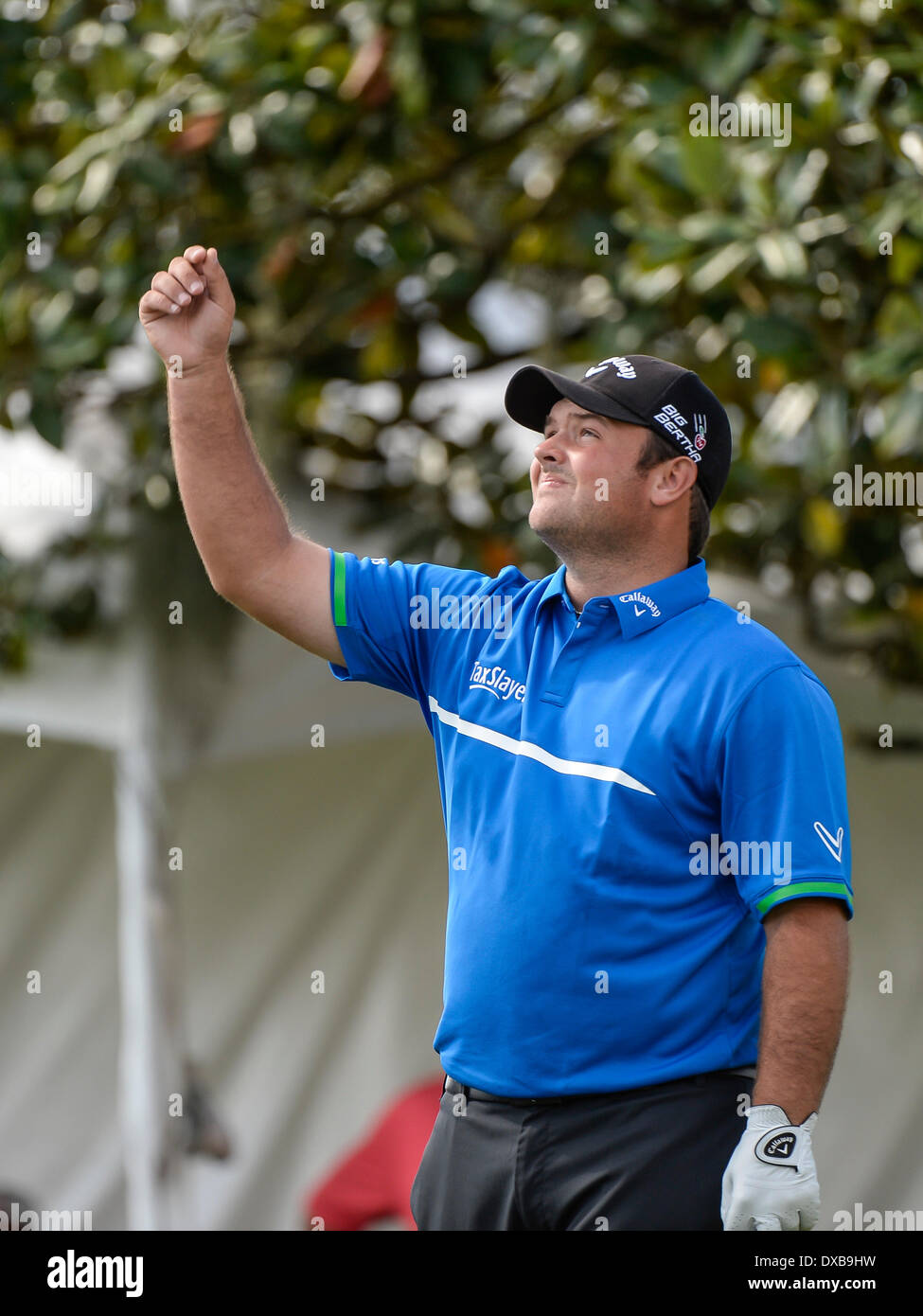 Orlando, Florida, USA. 22nd Mar, 2014. Patrick Reed at rats his round ...