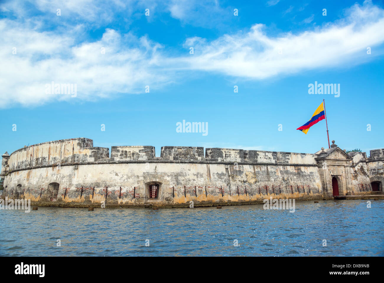 View of the historic Bocachica Fort near Cartagena, Colombia Stock ...