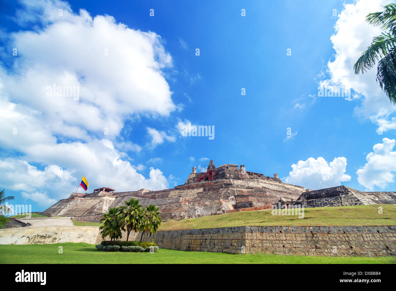 Historic San Felipe de Barajas castle is one of the main attractions in ...