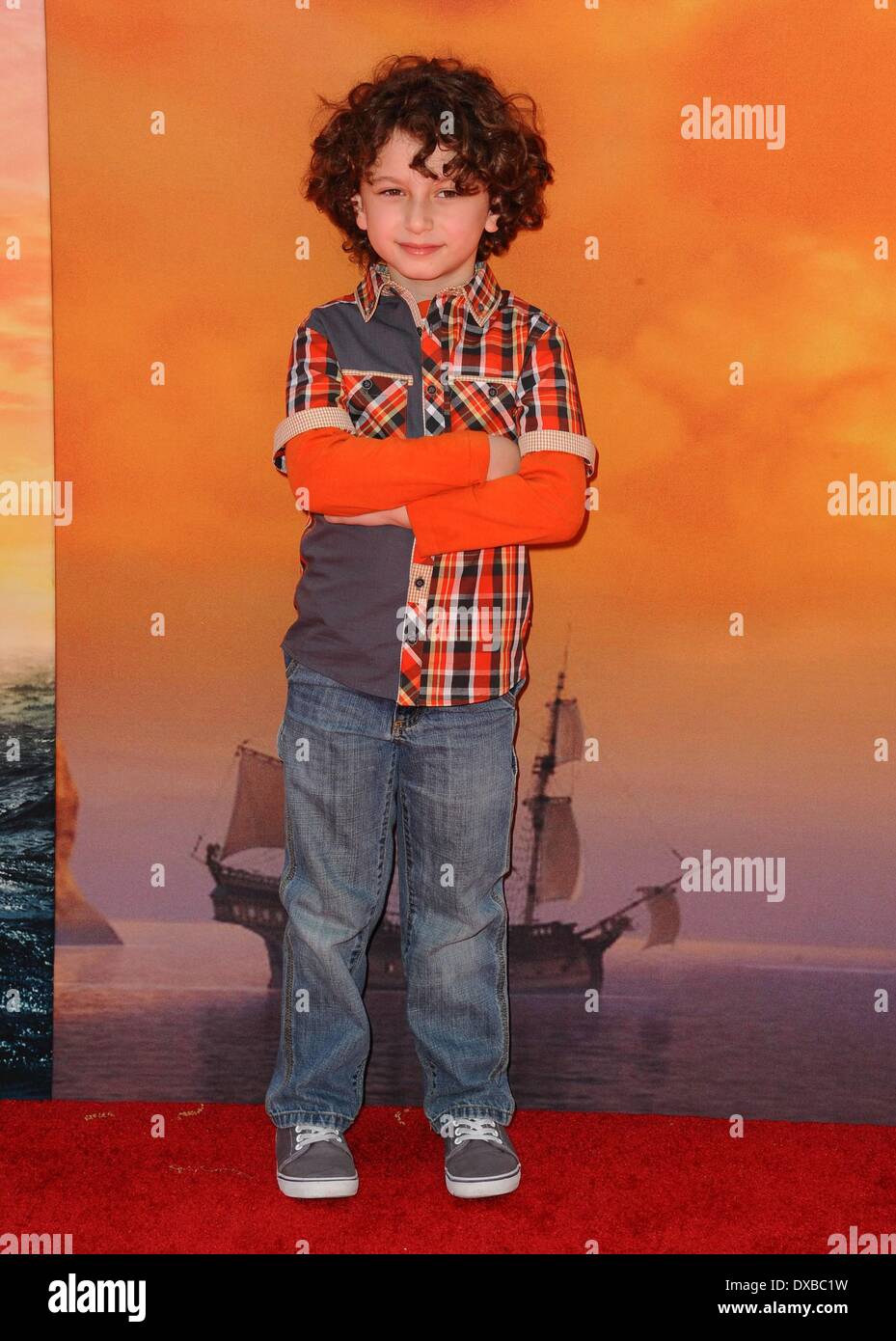 Burbank, CA, USA. 22nd Mar, 2014. August Maturo at arrivals for THE ...