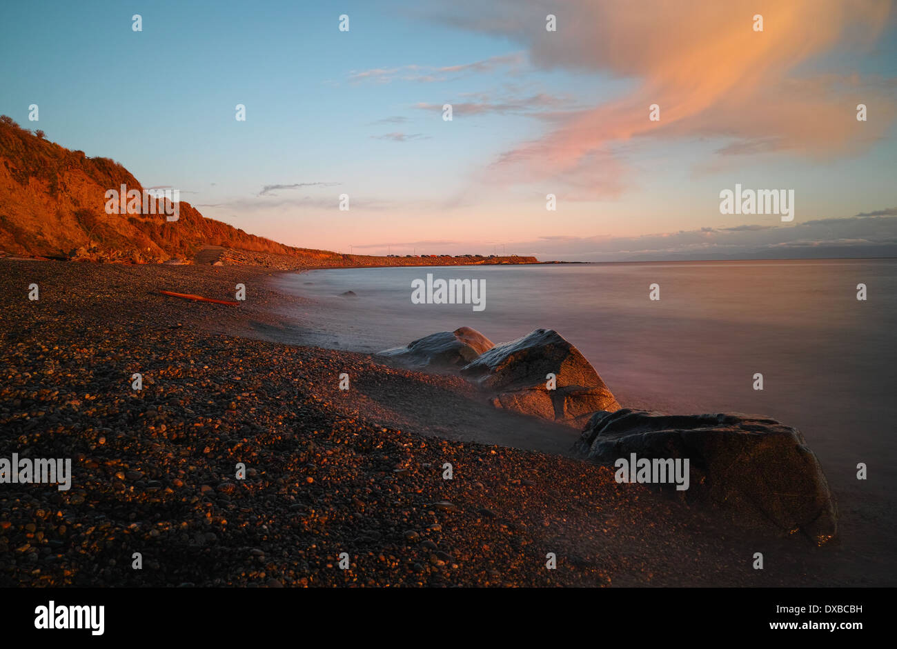 I took this long exposure at the beach in Clover Point Park, Victoria ...