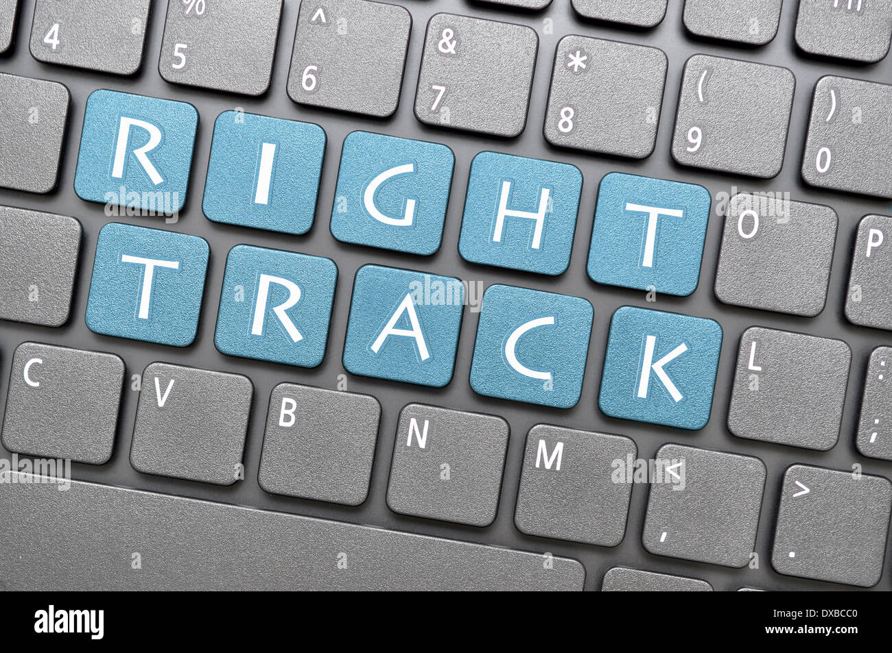 Right track key on keyboard Stock Photo - Alamy