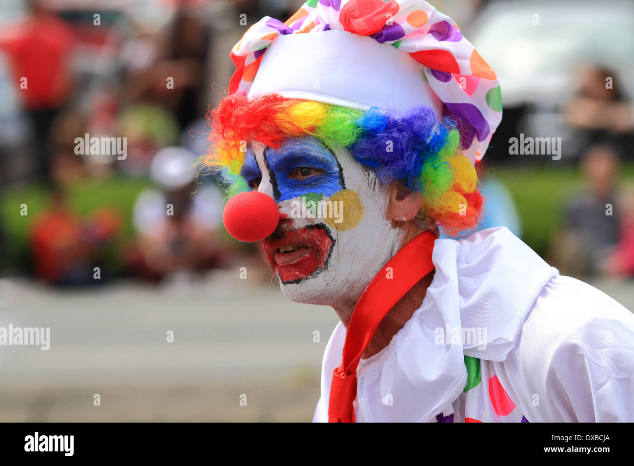 Clown costume parade hi-res stock photography and images - Alamy