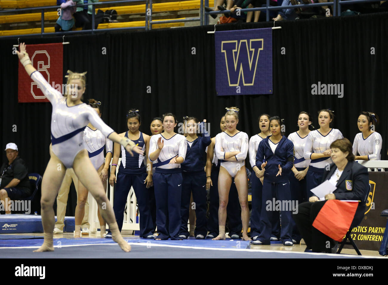 March 22, 2014 - March 22, 2014: CAL Golden Bears gymnast Jessica Howe ...