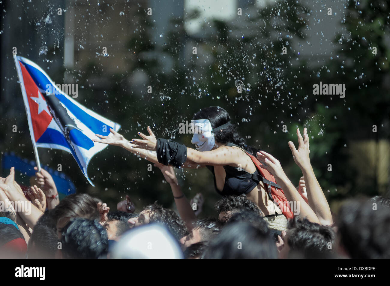 Chile police woman hi-res stock photography and images - Alamy