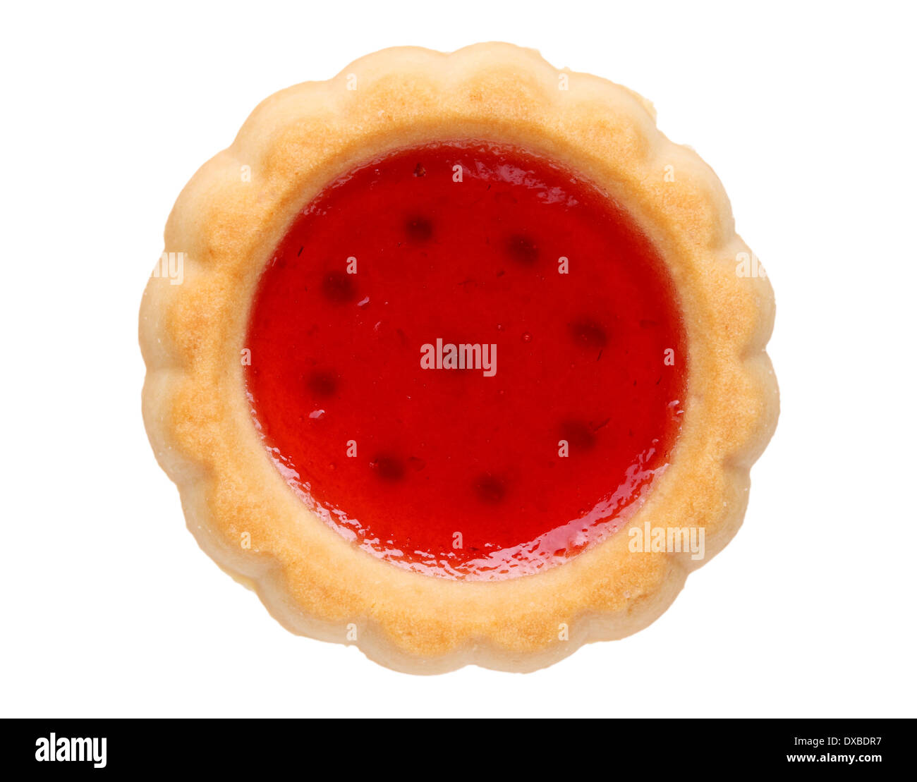 round shaped strawberry biscuit Stock Photo - Alamy