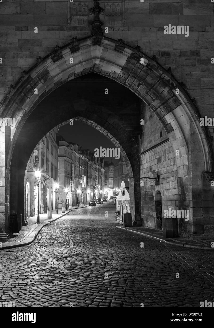 Buildings and city stones at night hi-res stock photography and images ...