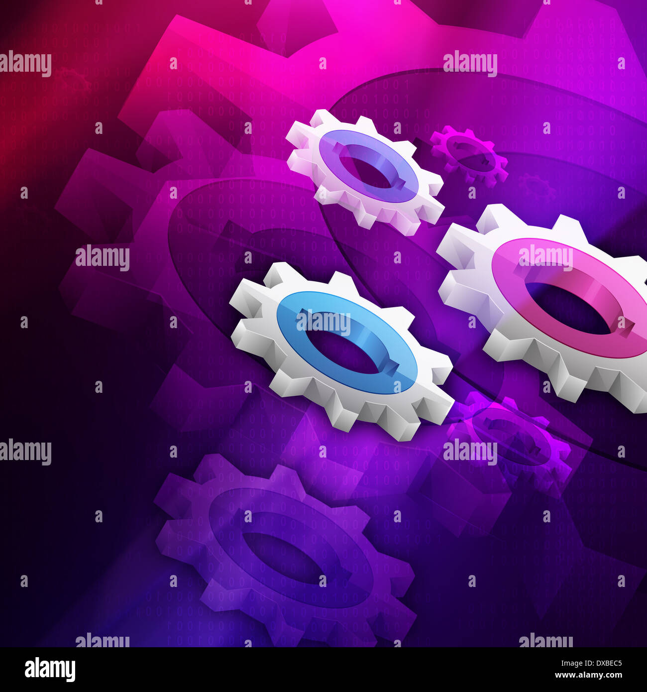 Abstract Gear Background - Stock Image Stock Photo - Alamy