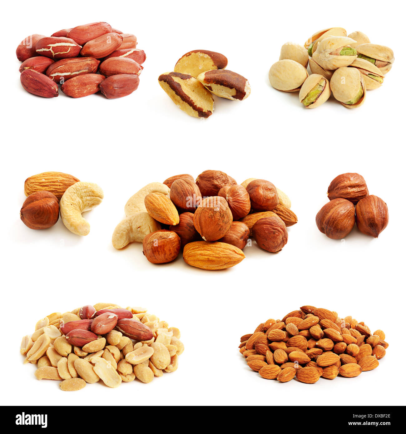 Peanut ground nuts Cut Out Stock Images & Pictures - Alamy
