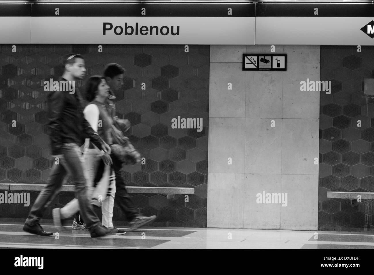 Europe, Spain, Barcelona, Subway, underground, tube Stock Photo - Alamy