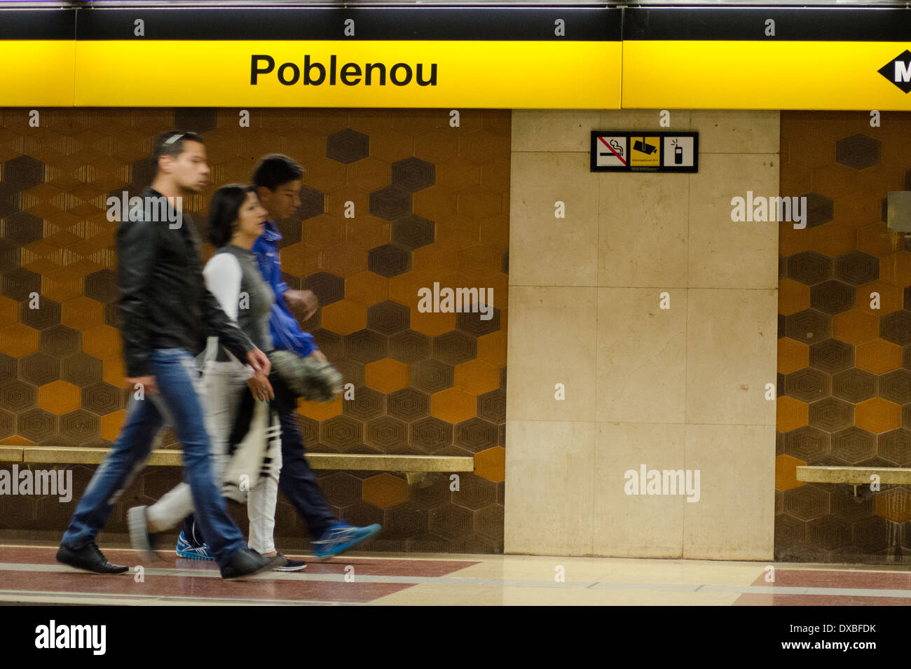 Europe, Spain, Barcelona, Subway, underground, tube Stock Photo - Alamy