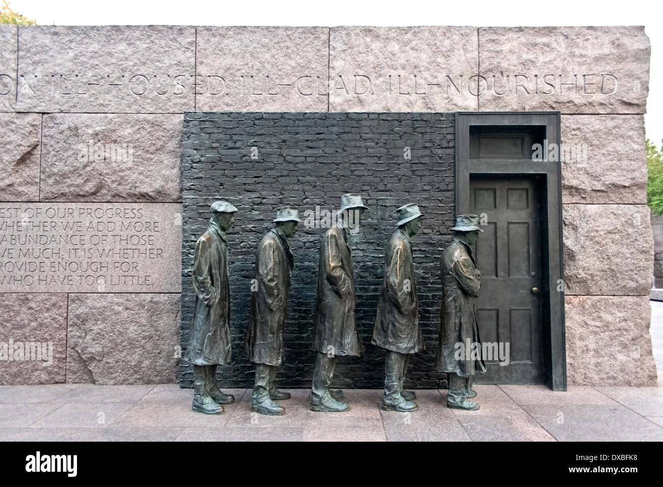 Fdr memorial statue breadline hi-res stock photography and images - Alamy