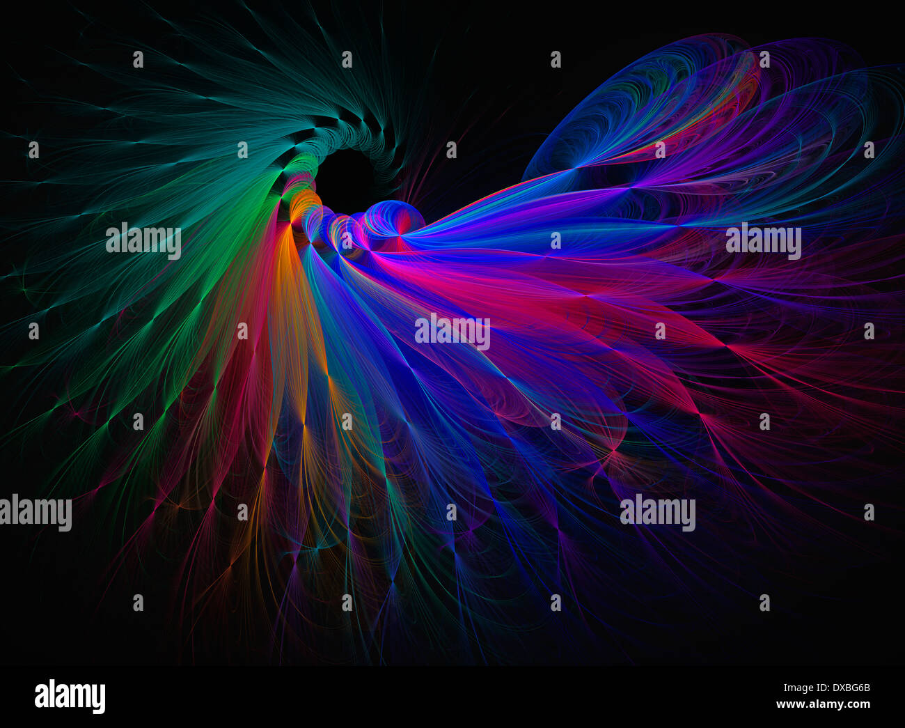 Fractal image beautiful patterns hi-res stock photography and images ...