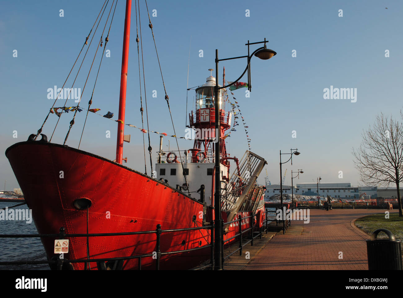 Cardiff Bay Ship Stock Photo - Alamy