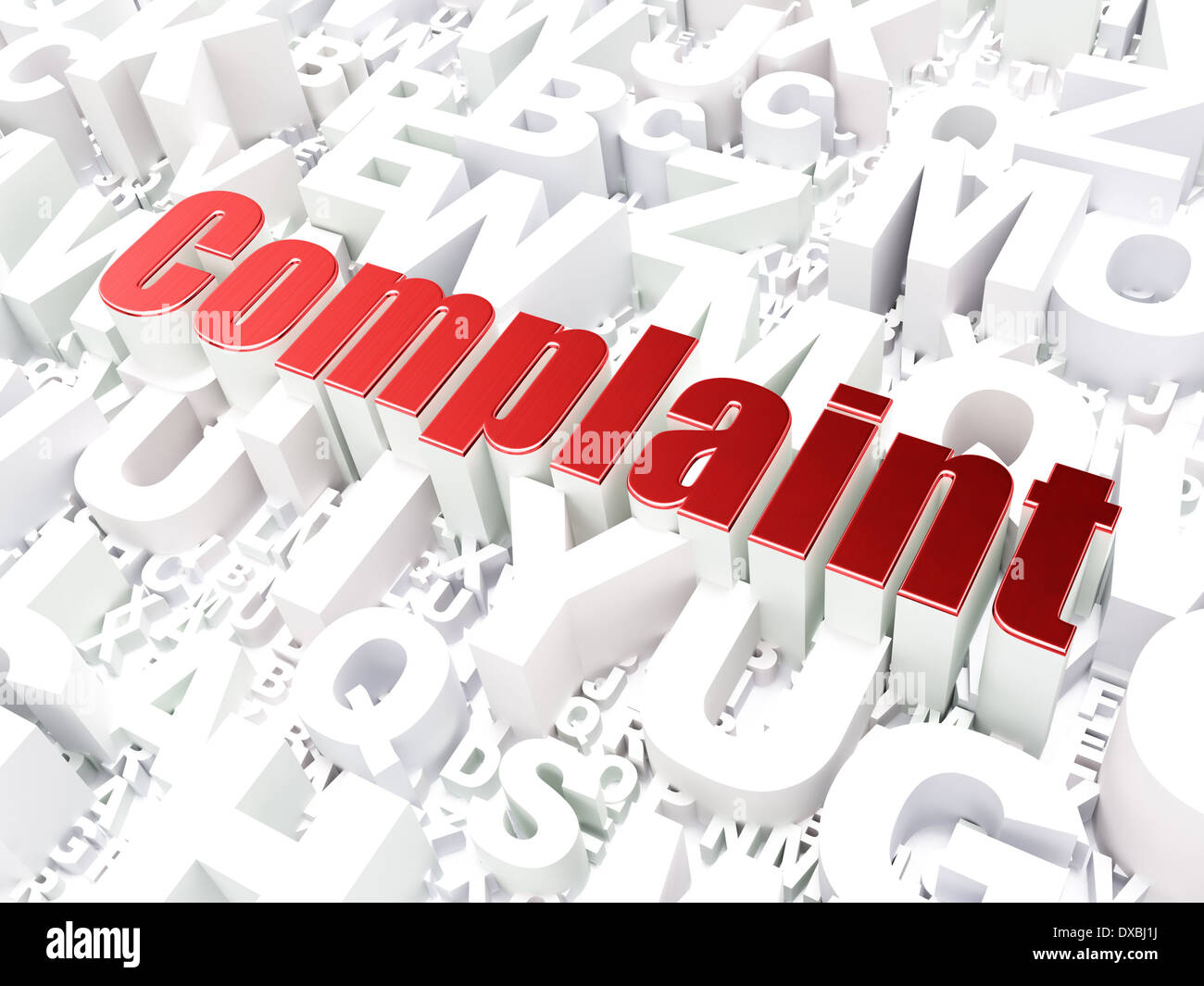Law concept: Complaint on alphabet background Stock Photo - Alamy