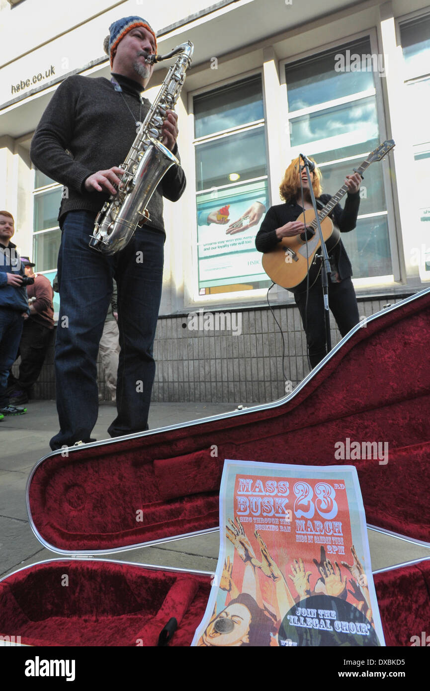 Busking protest camden hi-res stock photography and images - Alamy