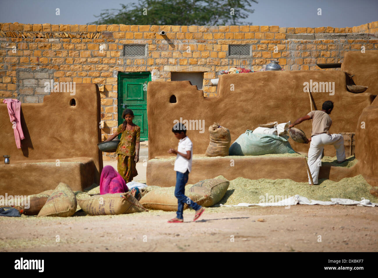 Small village in the desert hi-res stock photography and images - Alamy