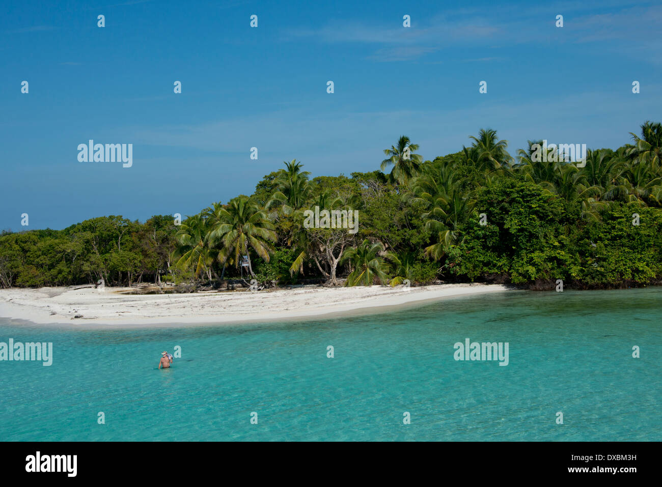 Belize, Caribbean Sea, District of Toledo, The Cayes. West Snake Caye ...