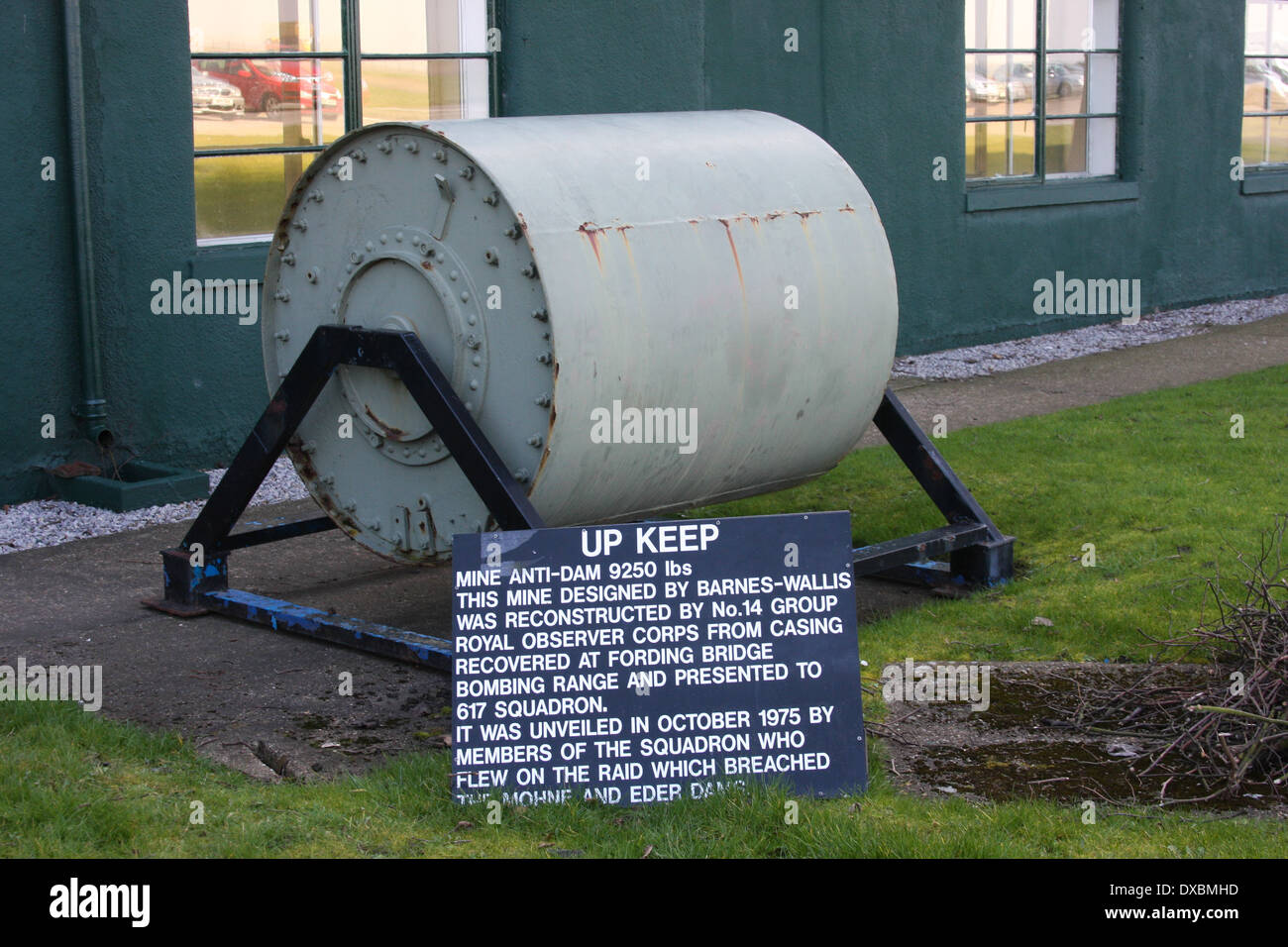 The Upkeep mine, commonly known as the bouncing bomb, was a key weapon ...