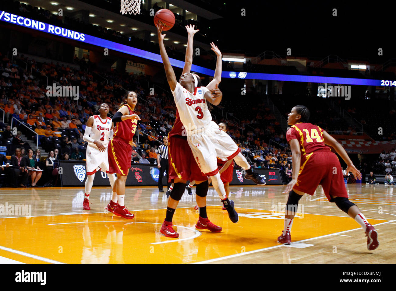 March 22, 2014 - Knoxville, TN, USA - St. John's Red Storm guard ...