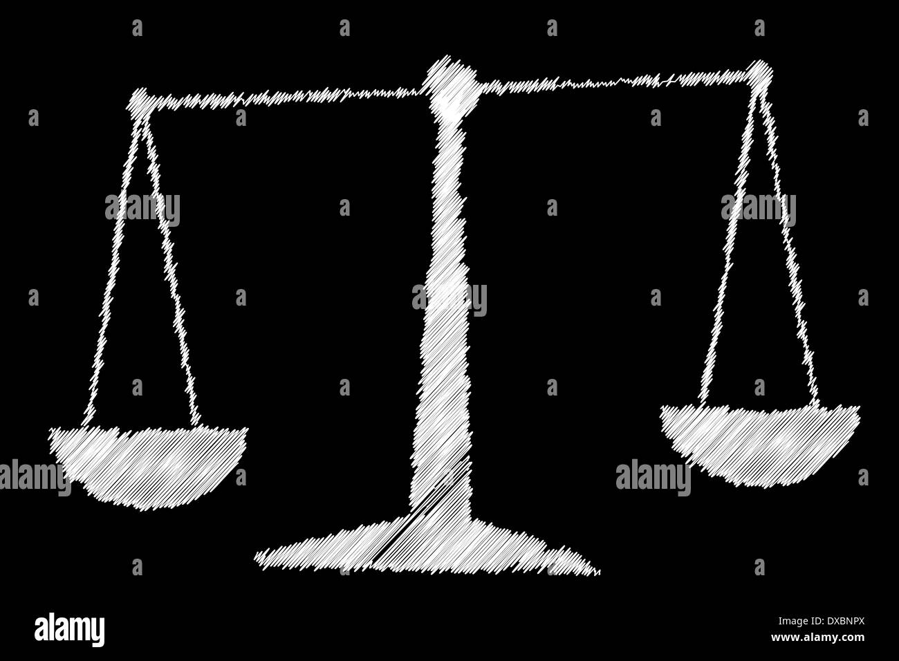 Drawn scales hi-res stock photography and images - Alamy