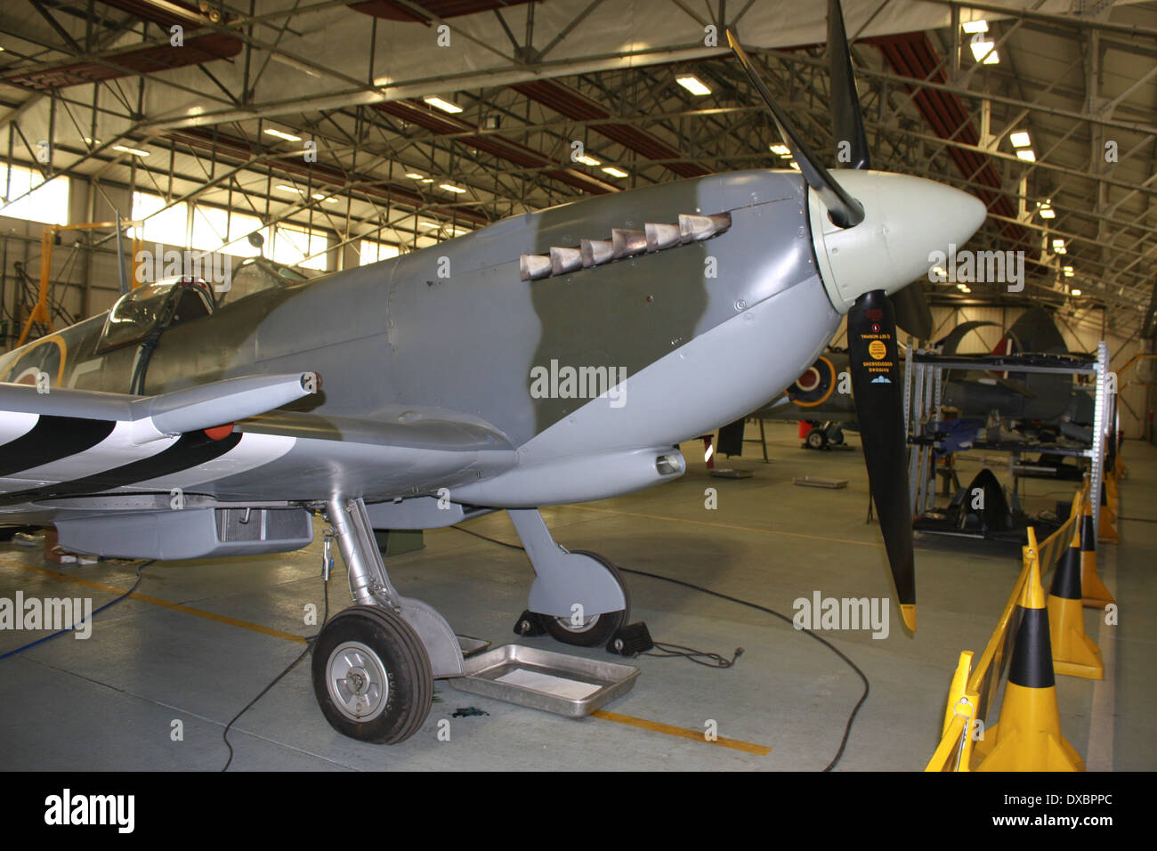 The Battle of Britain Memorial Flight Hangar at RAF Coningsby houses ...