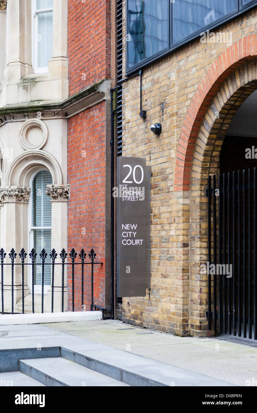 New City Court in St Thomas Street, Southwark, London, SE1 UK Stock ...