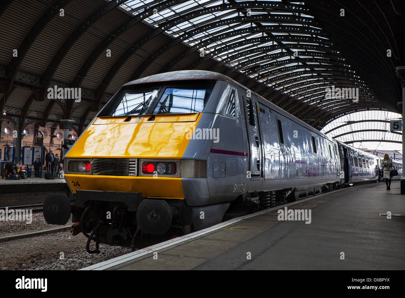 East Coast Main Line Passenger and main-line trains, and station ...