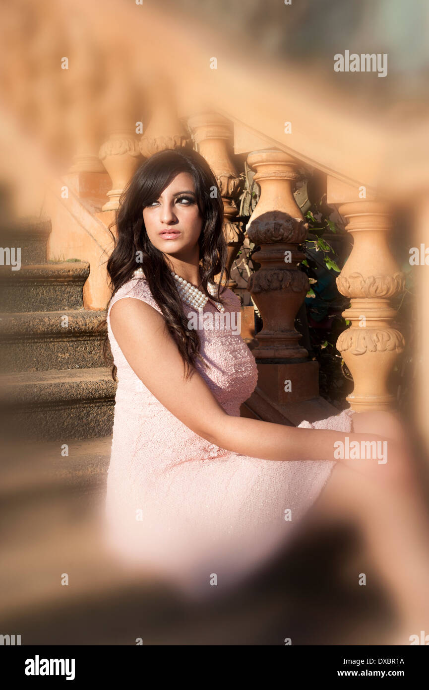 Affluent young indian woman hi-res stock photography and images - Alamy