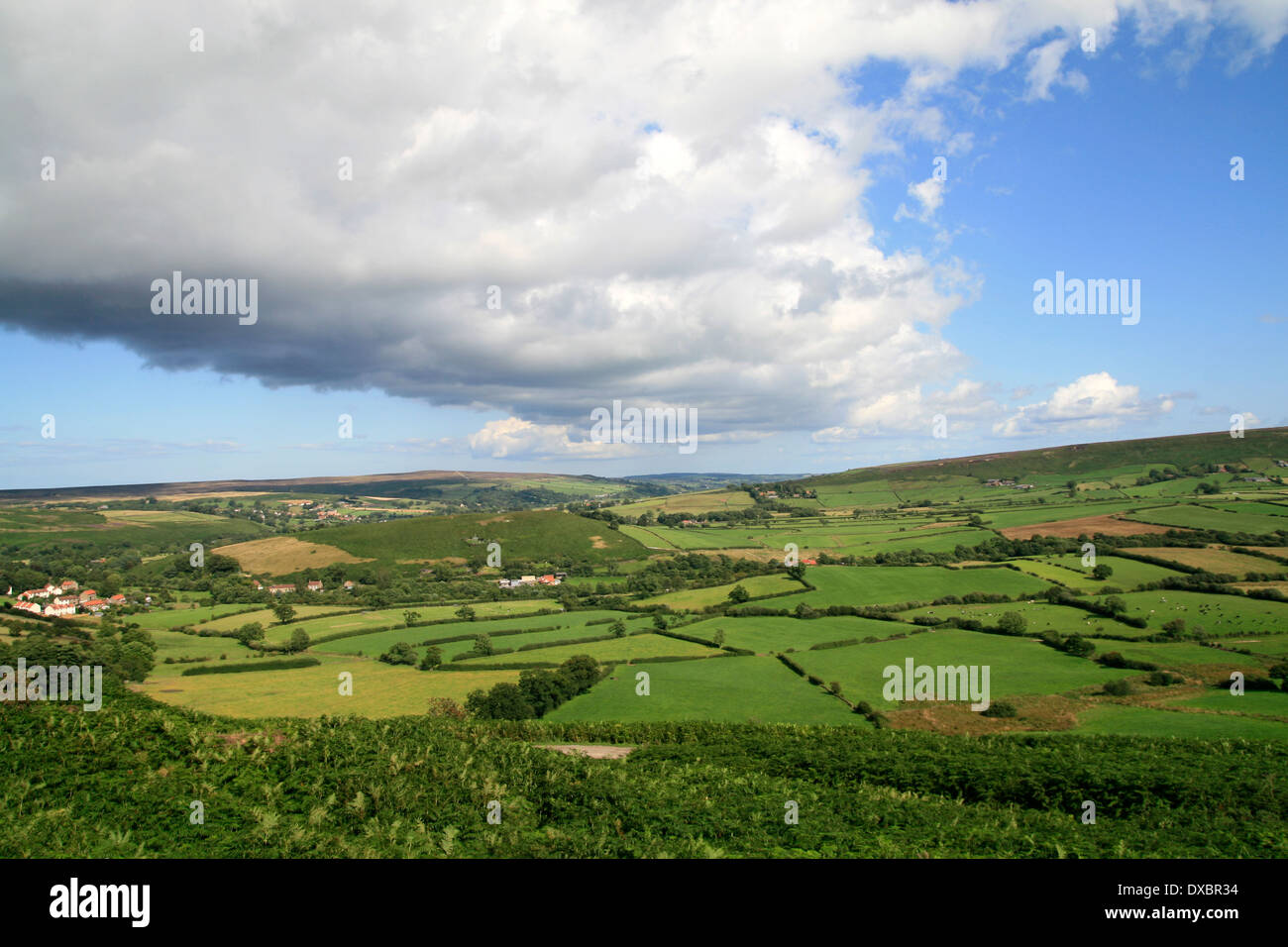 Danby Dale from Castleton Rigg North Yorkshire England UK Stock Photo ...
