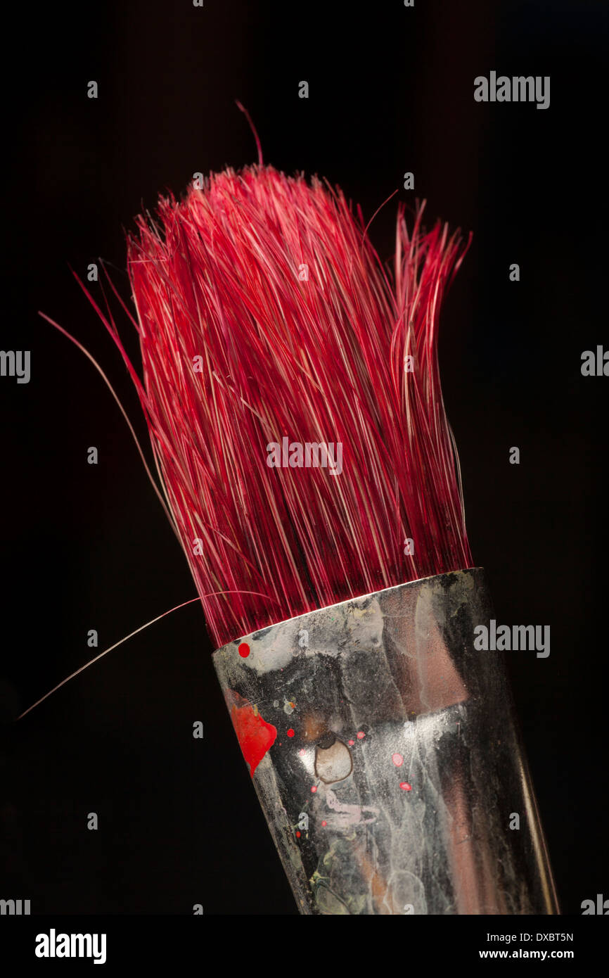 Paintbrush mess hi-res stock photography and images - Alamy
