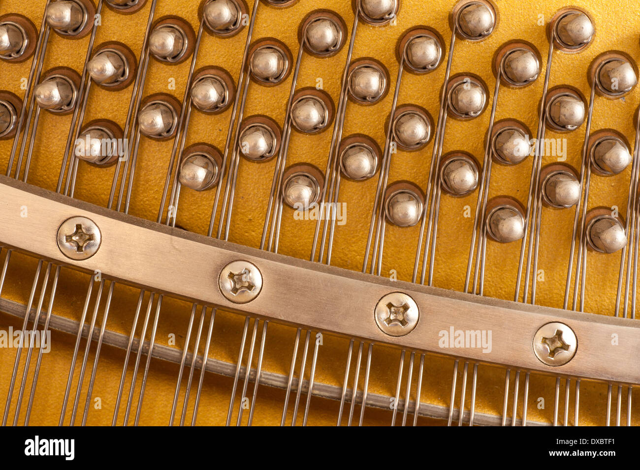 Open piano strings hi-res stock photography and images - Alamy
