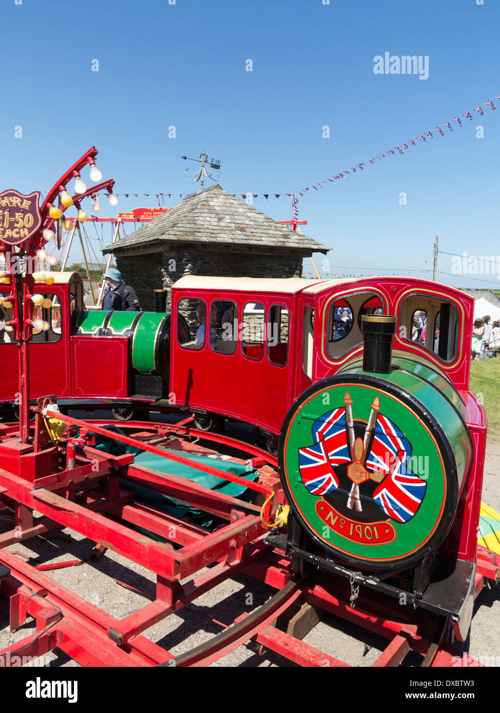 Toy train ride hi-res stock photography and images - Alamy