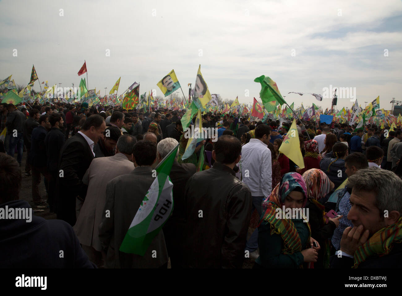 Kazlicesme, Istanbul. 23rd Mar, 2014. Newrouz celebrations organized by ...