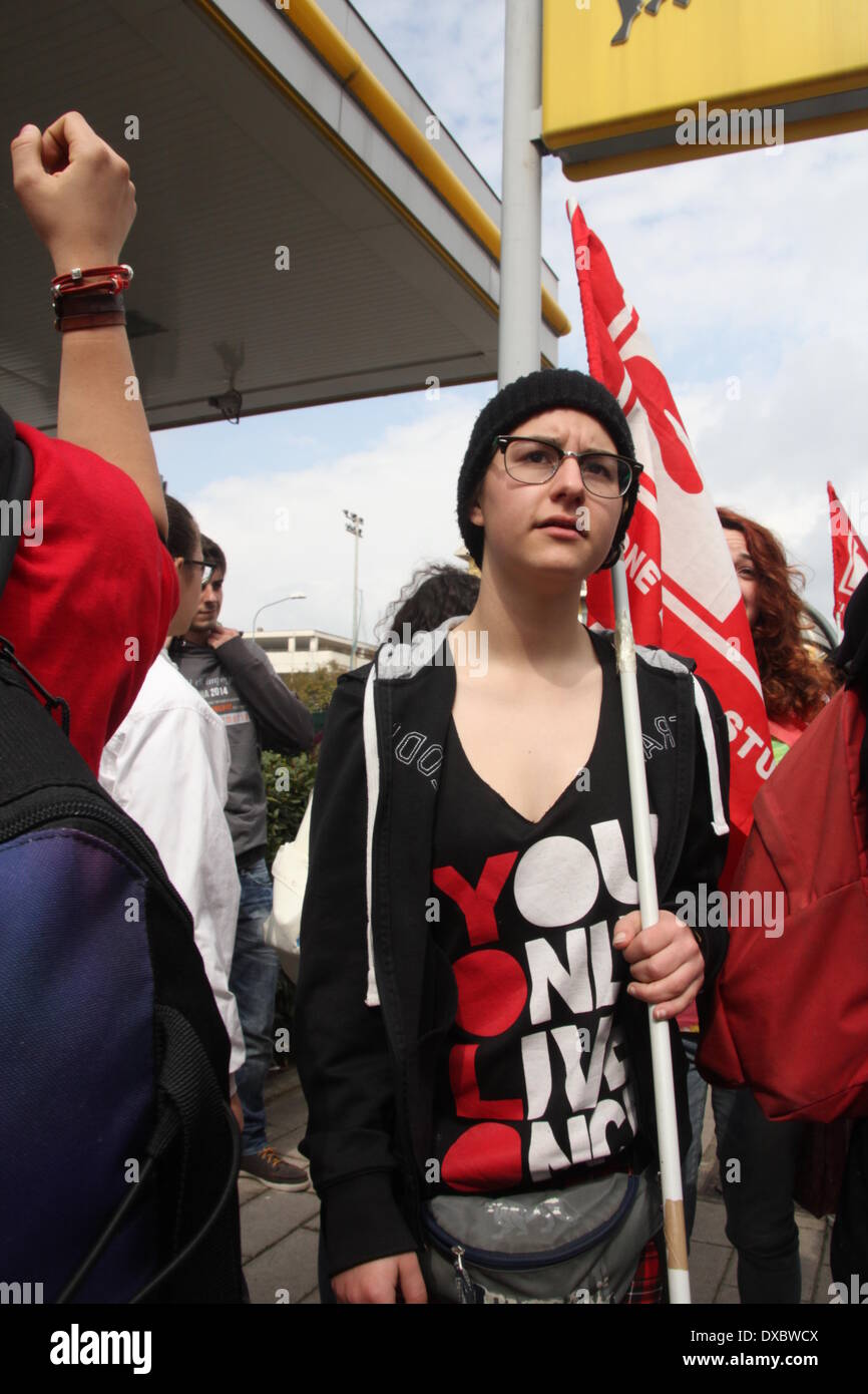 Latina, Italy. 22nd March 2014. Libera Day of Memory and Commitment to ...