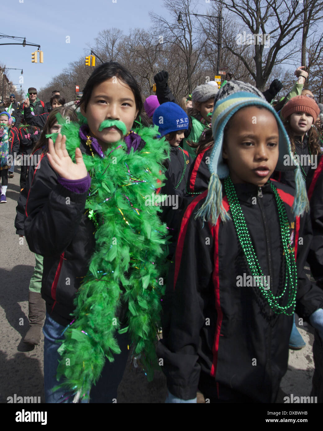 Irish Parade, Park SLope, Brooklyn, New York Stock Photo - Alamy