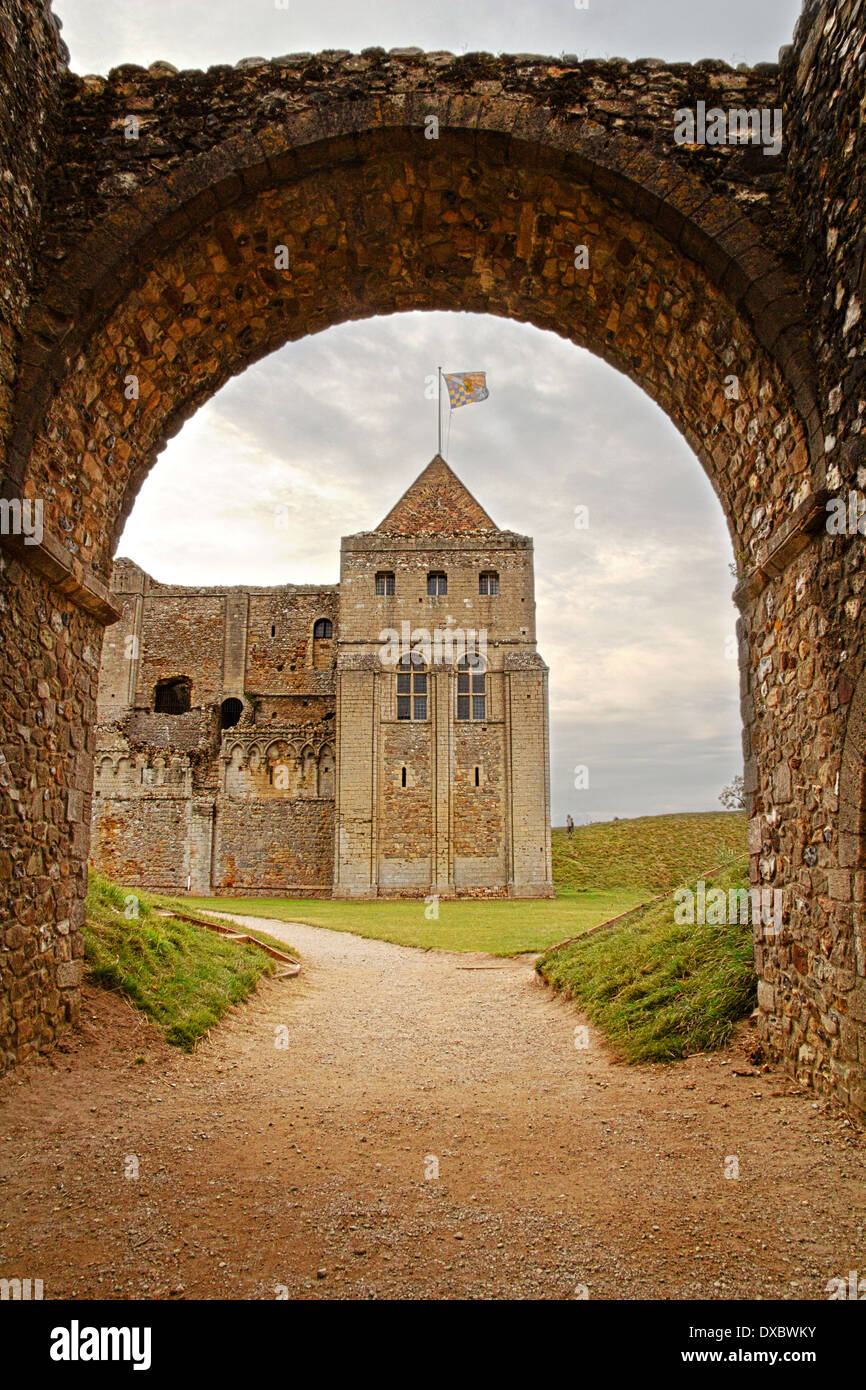Norman castle tower gate hi-res stock photography and images - Alamy
