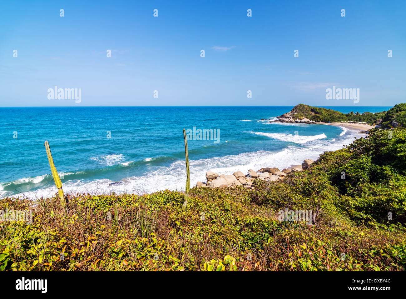 Colombia travel beach caribbean sea hi-res stock photography and images ...