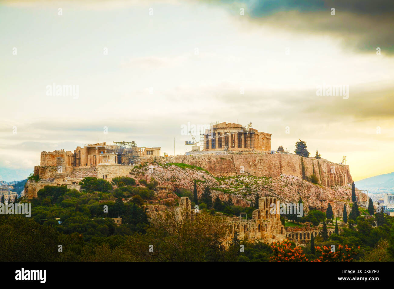 Athens parthenon sunrise hi-res stock photography and images - Alamy