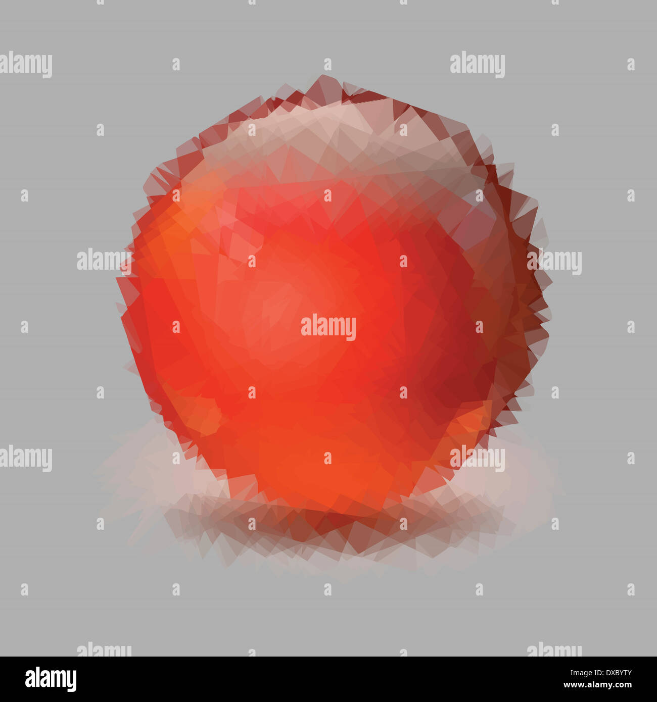 colorful illustration with red sphere for your design Stock Photo - Alamy