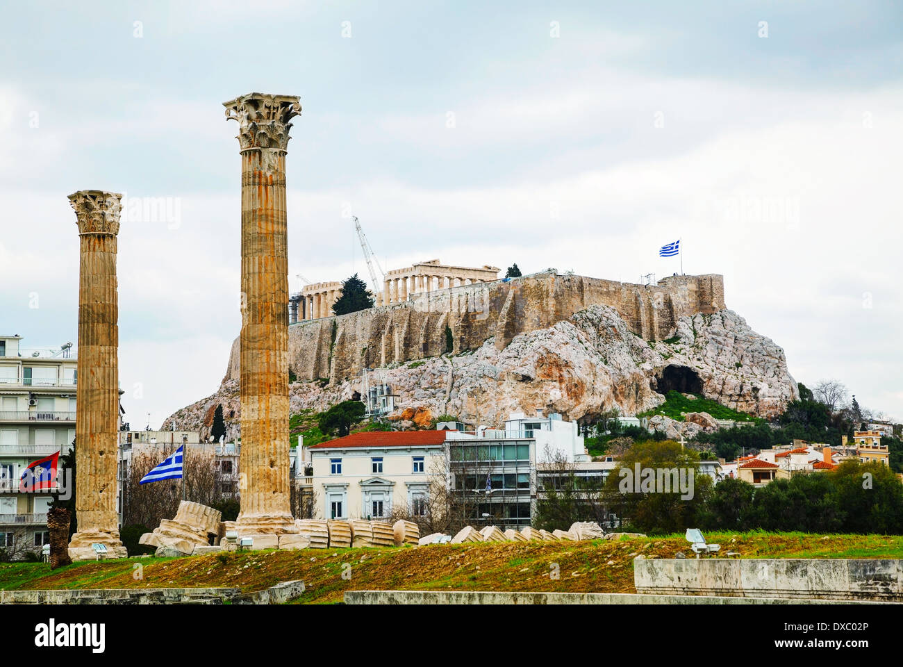 Temple Of Olympian Zeus Stock Photos & Temple Of Olympian Zeus Stock Images - Alamy