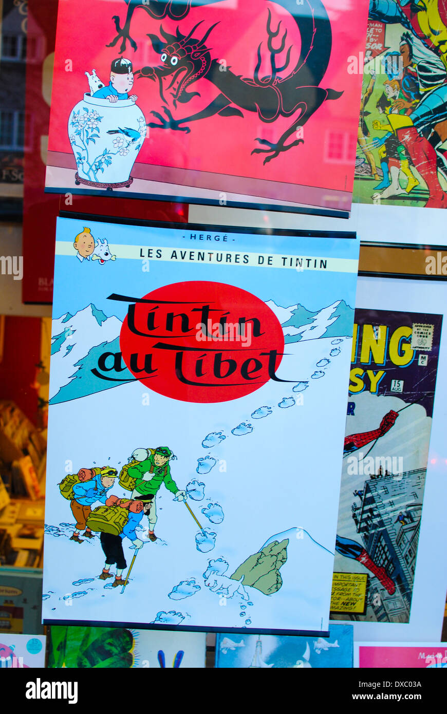 Tin tin cartoon hi-res stock photography and images - Alamy