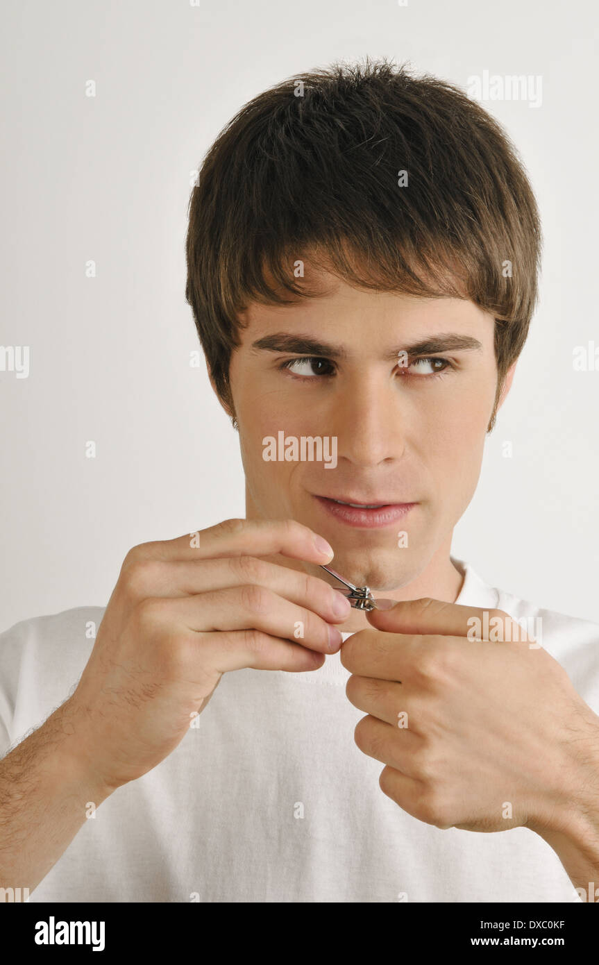 Cutting toenail hi-res stock photography and images - Alamy