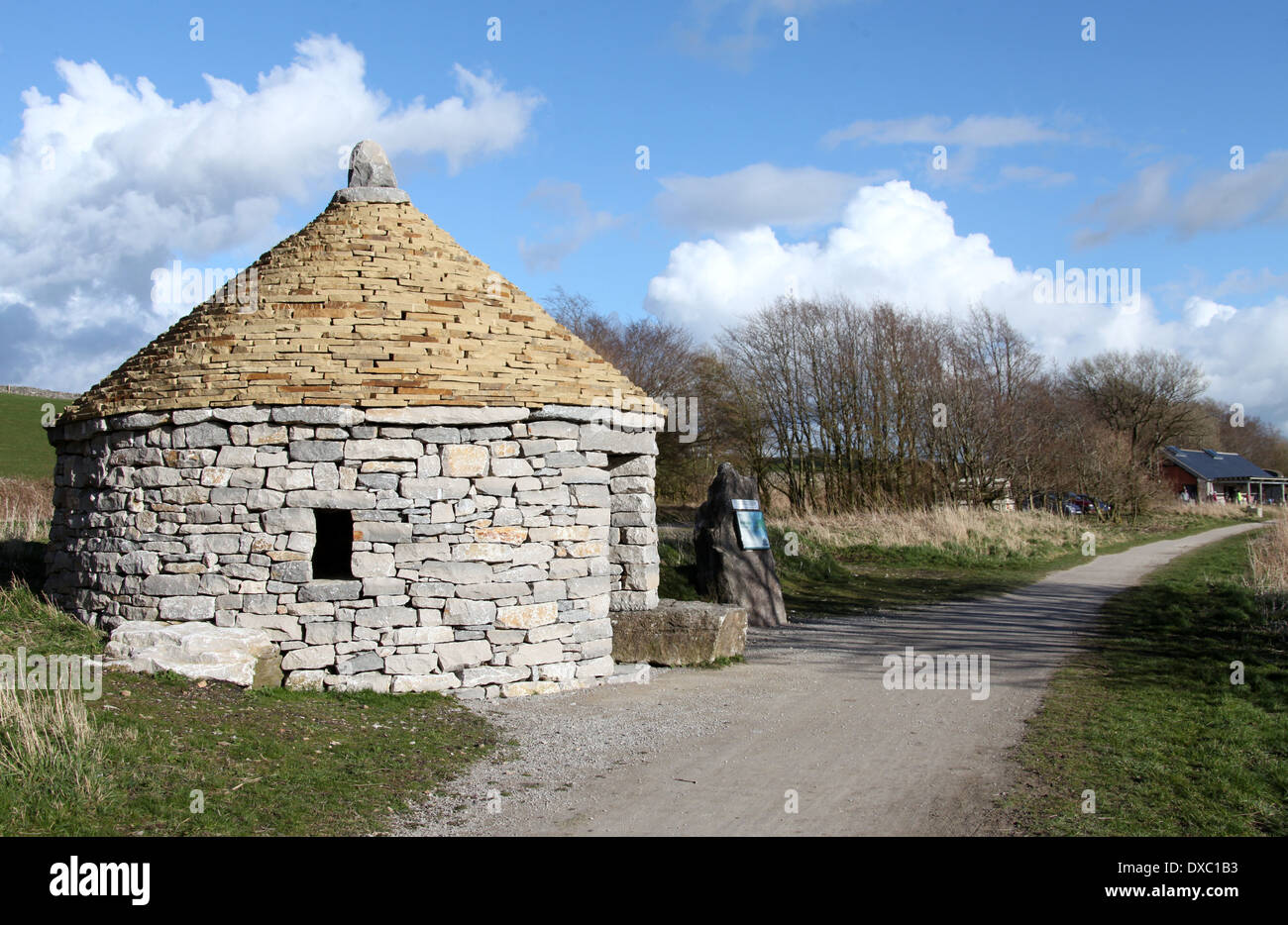 Croatian Kazun built in the Peak District at Parsley Hay near ...