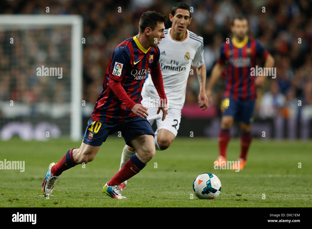 Lionel messi 2014 barcelona real madrid hi-res stock photography and ...