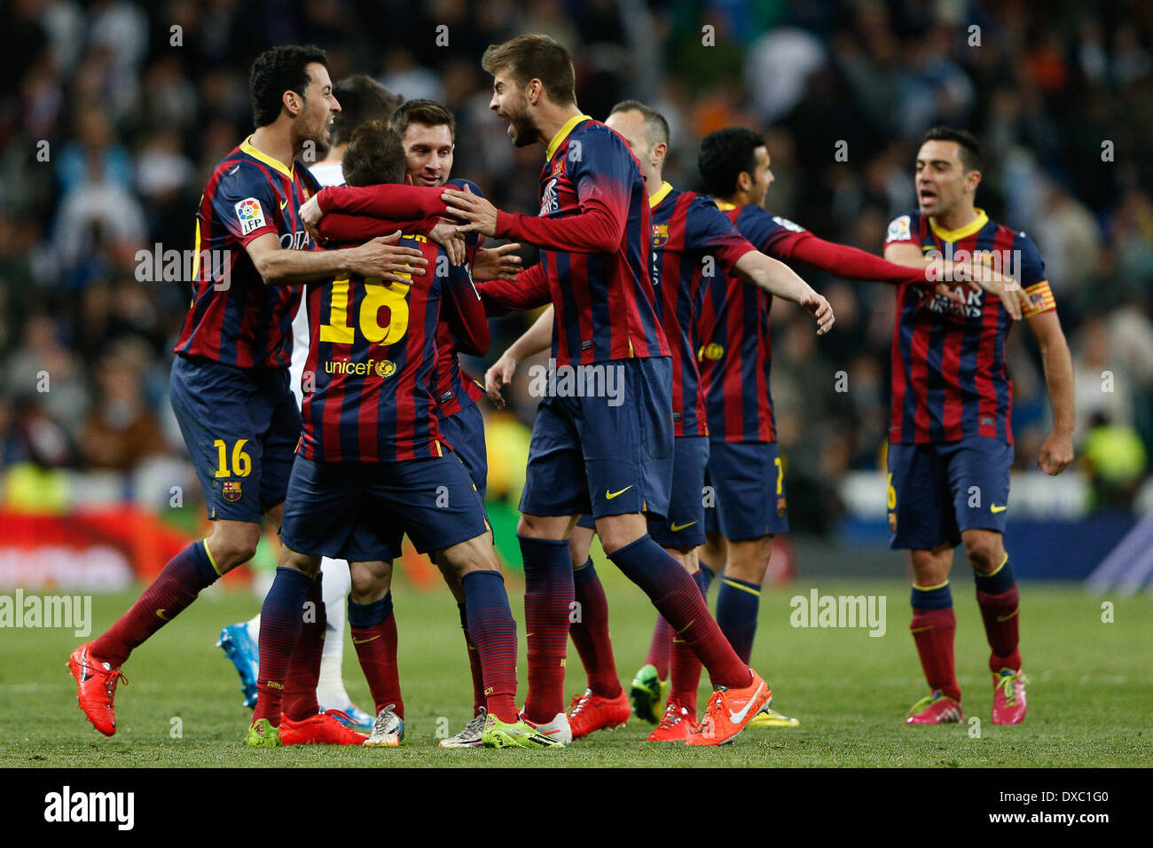 Madrid, Spain. 23rd March 2014. La Liga football, Real madrid versus ...